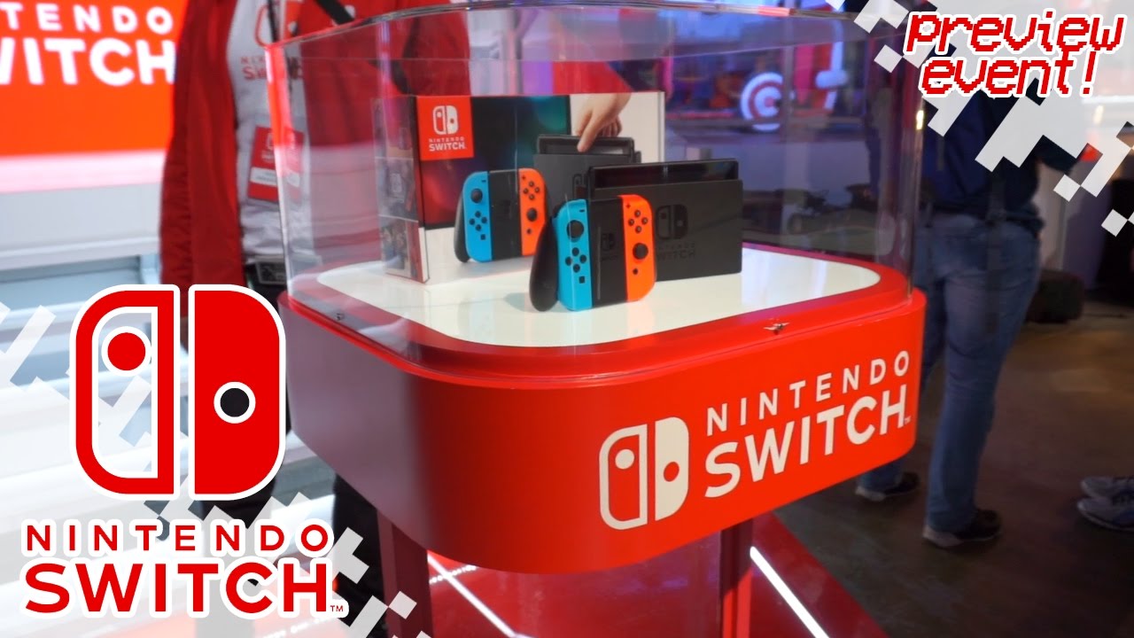 NINTENDO SWITCH - Hands On Press Event! - YouTube