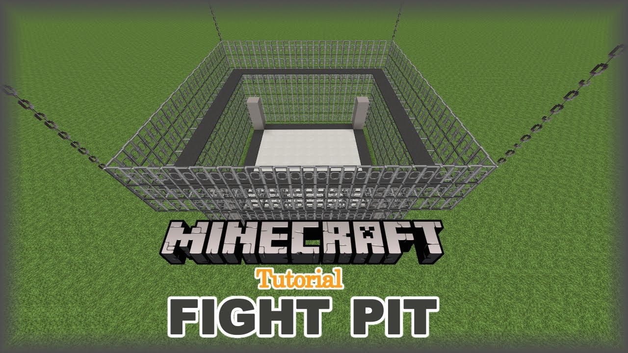 How to make a WWE Fight Pit!! (Minecraft Tutorial) - YouTube