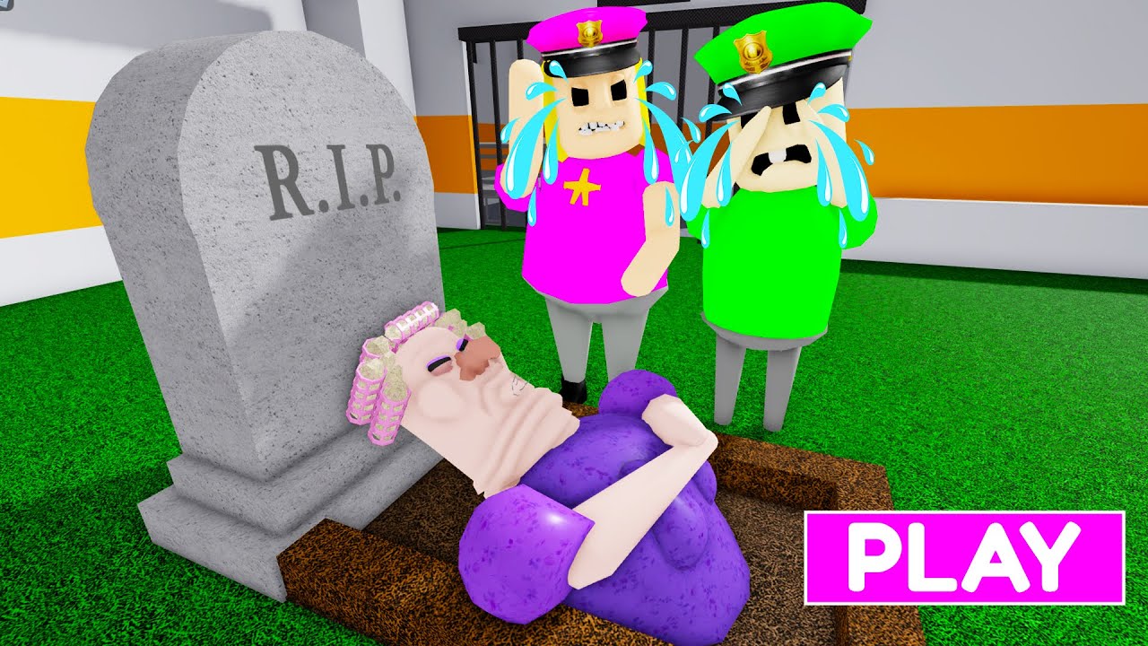 SECRET UPDATE | GRUMPY GRAN RIP? Police Family Escape (OBBY) Full Game ...