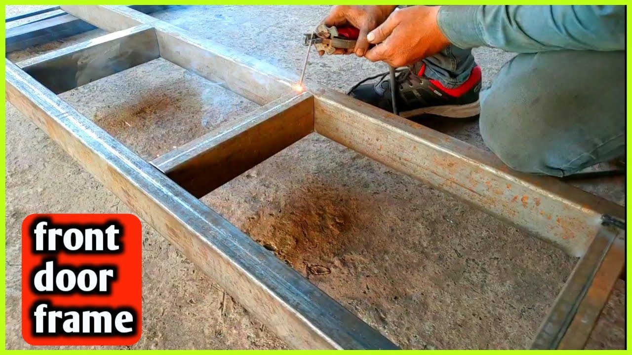 new design metal frame | door chokhat design | - YouTube