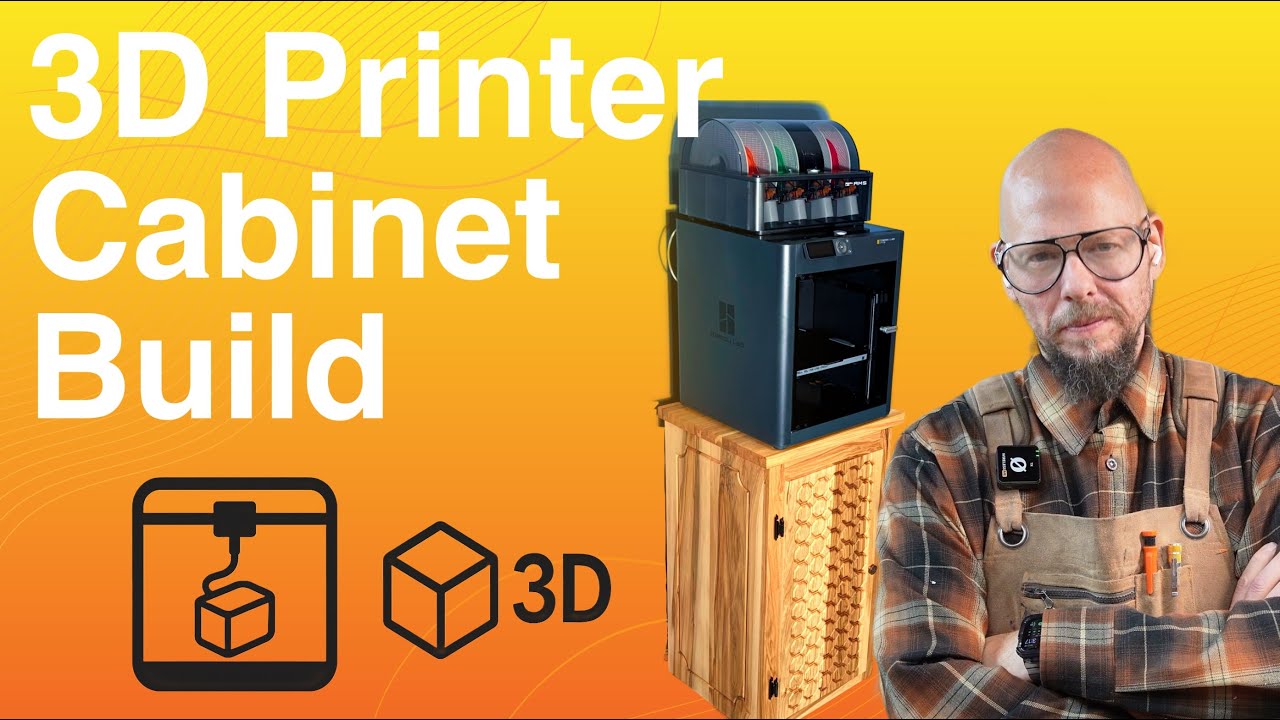Building a Cabinet for My New 3D Printer - YouTube