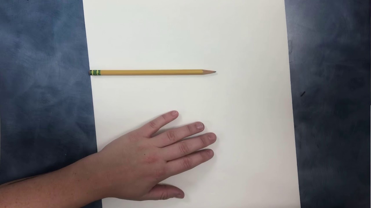 Observational Drawing: hand/flowers 2nd Grade - YouTube