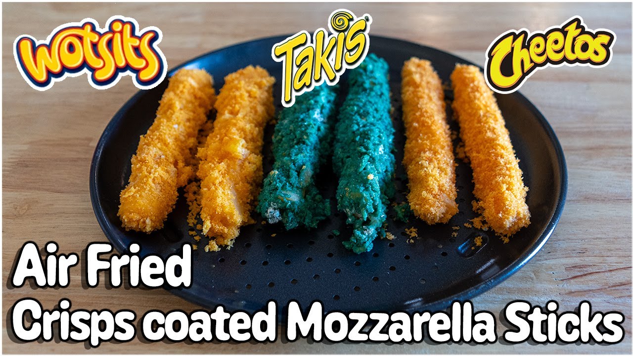 Air Fried Quick & Easy - Crisps Covered Cheese Sticks (Wotsits, Cheetos ...