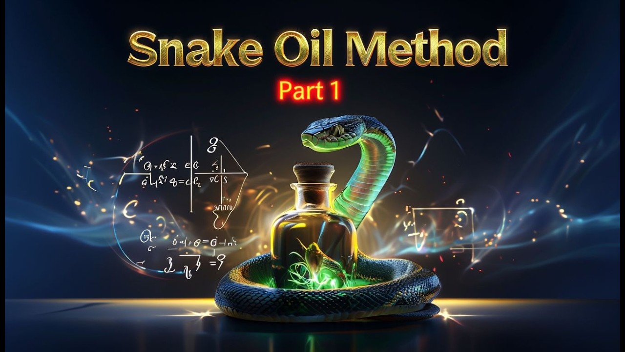 Snake oil Method for Binomial Sums Part 1 -"Study Mojo" - YouTube