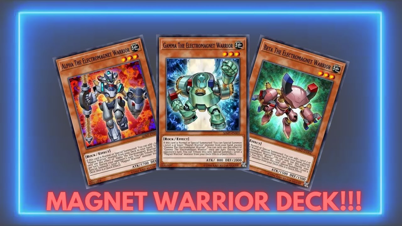 BEST MAGNET WARRIOR DECK 2022 !!! [Yu-Gi-Oh! Duel Links] - YouTube