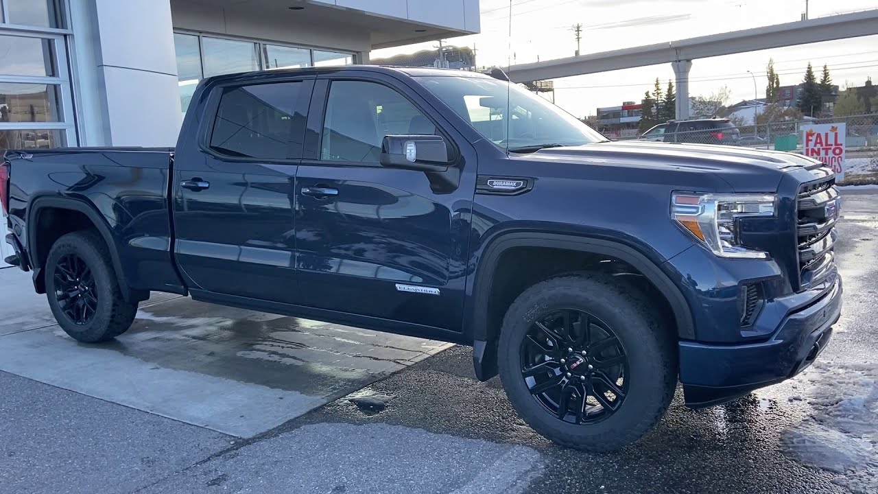 Blue 2021 GMC Sierra 1500 Elevation Review - GSL GM City - Calgary ...