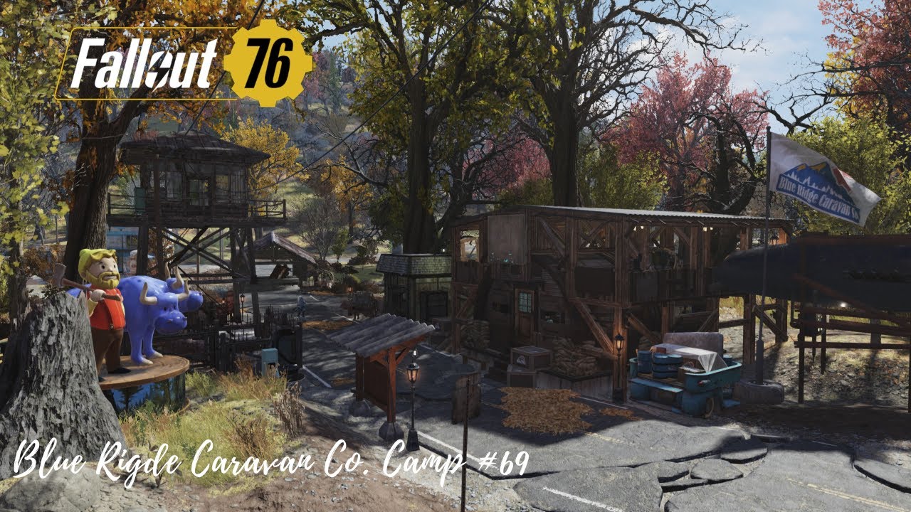 Fallout 76 Blue Ridge Caravan Co. Camp #69 - YouTube