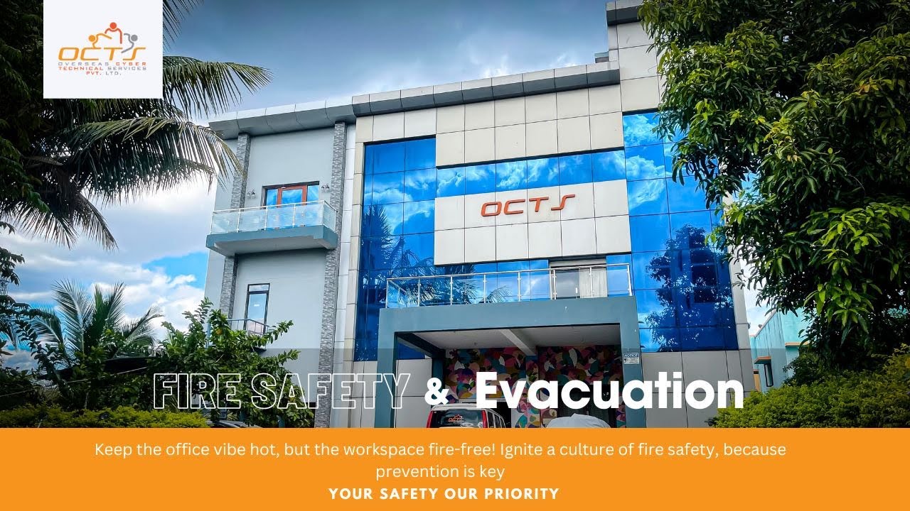 "Ensuring Safety First: OCTS Pvt. Ltd. Fire Drill Evacuation🔥👩‍🚒" . . # ...