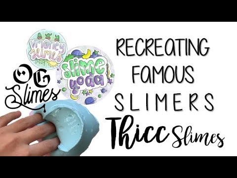 EXPOSING FAMOUS SLIMER'S THICC SLIME RECIPES//how to make thicc slime ...