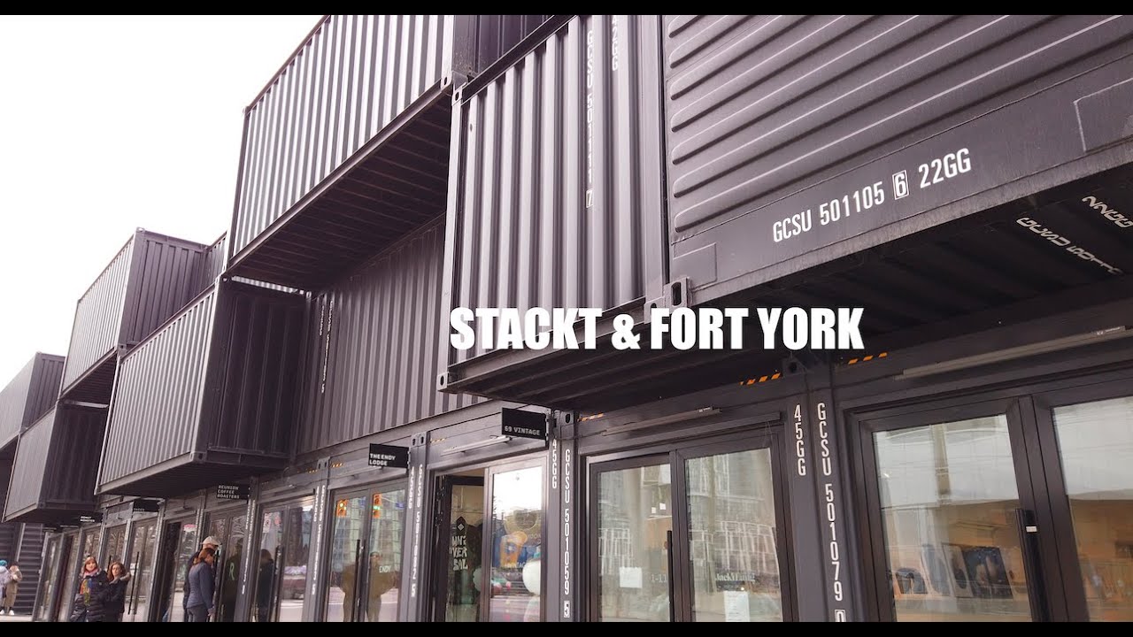 TORONTO | Fort York & New Stackt shipping container market | Vlog 5 ...