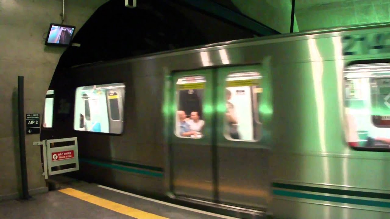 TUE Novo Alstom A96 C-214 dando entrada na Estação Alto do Ipiranga ...