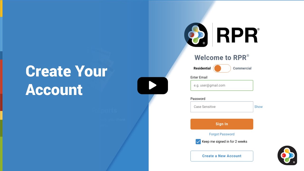 RPR Basics & Beyond: Create Your Account - YouTube