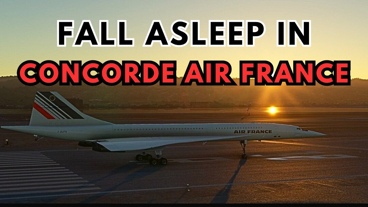 Can't Sleep? Fall Asleep in Concorde Cockpit | ASMR White Noise for ...