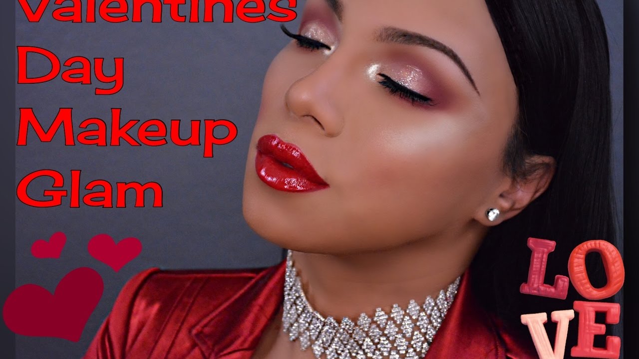 Valentines Day Full Face Makeup Glam Tutorial Youtube