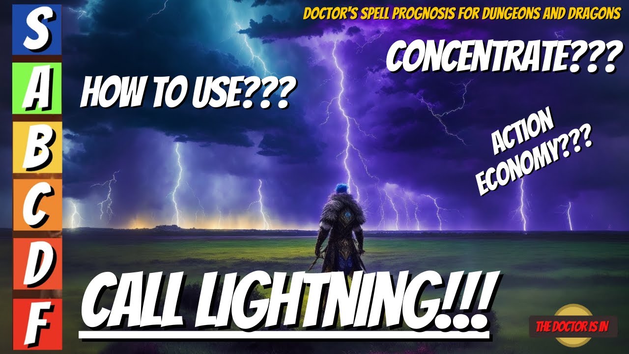 CALL LIGHTNING What To Do With Your Action Every Round For Dungeons and ...