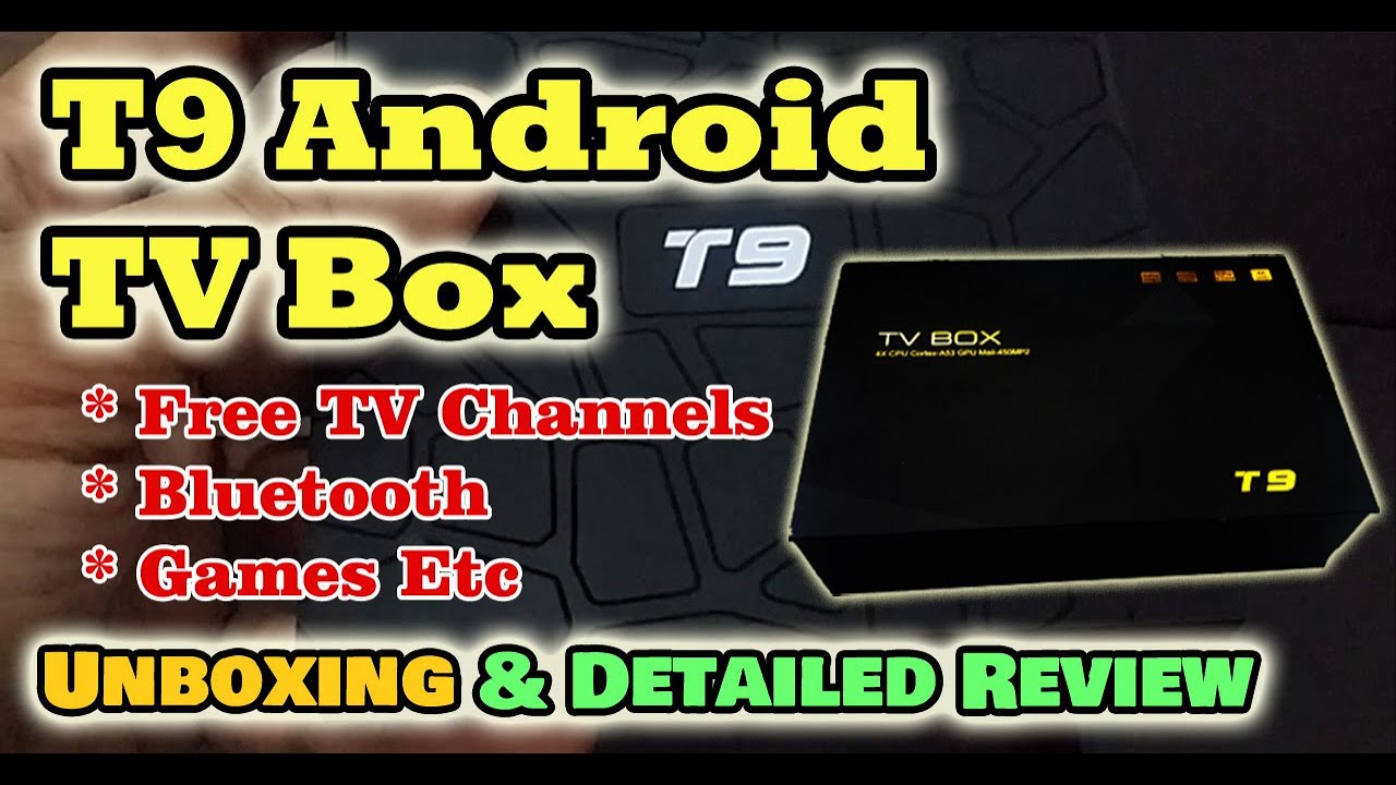 T9 Android TV Box Unboxing and Detailed Review in Urdu/Hindi - YouTube