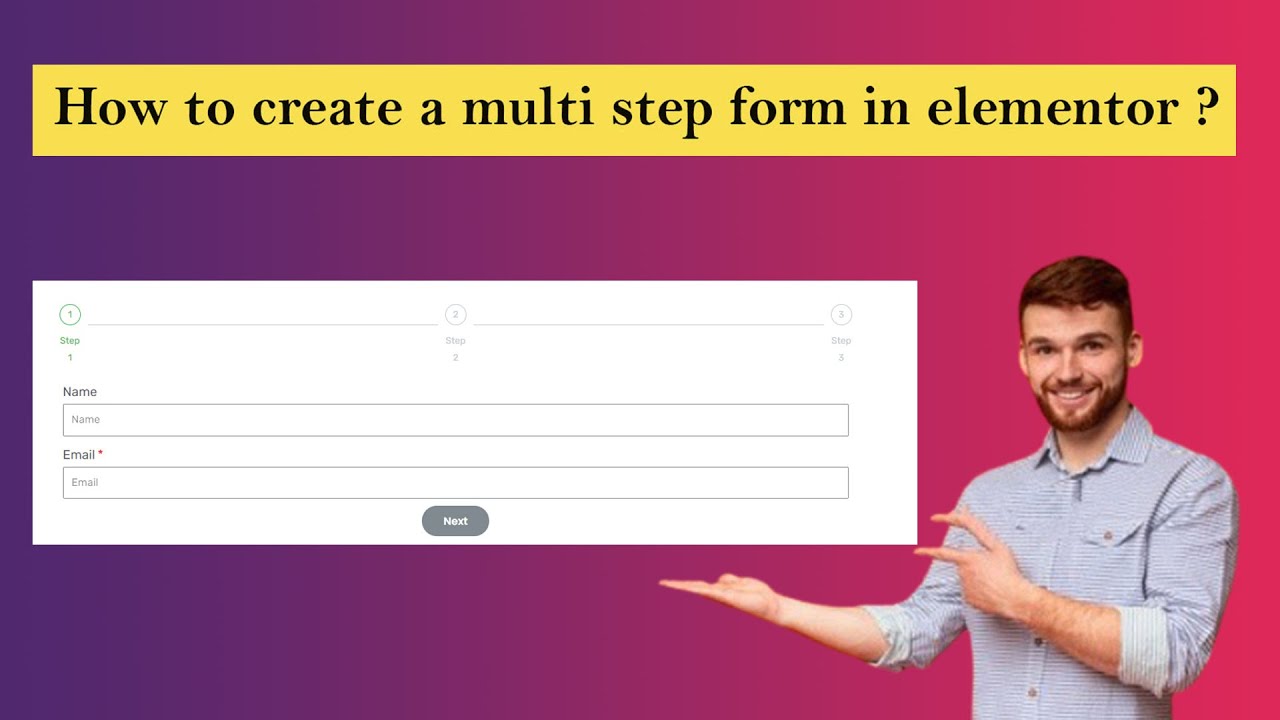 How To Create A Multi Step Form In Elementor In Hindi YouTube How To Create A Multi Step Form In Elementor In Hindi YouTube