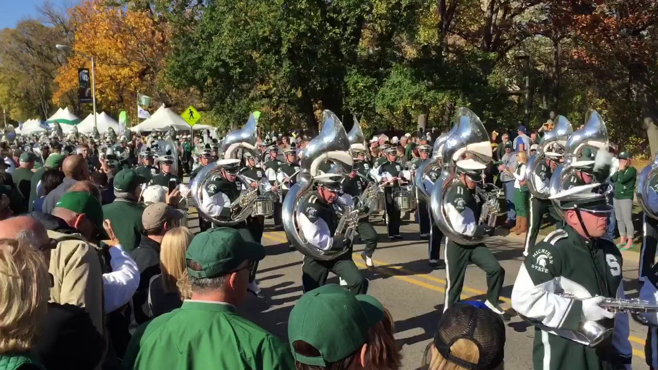Michigan State Marching band - YouTube