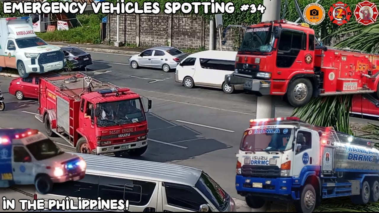 EMERGENCY VEHICLES RESPONDING IN THE PHILIPPINES #34 - YouTube