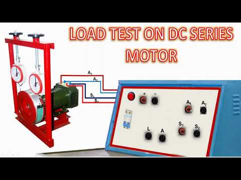Load test on DC series Motor - YouTube