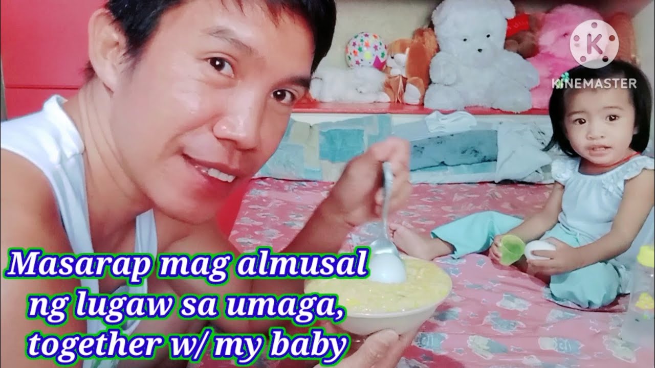 Masarap mag almusal ng lugaw sa umaga, together w/ my baby,@gersvlog ...