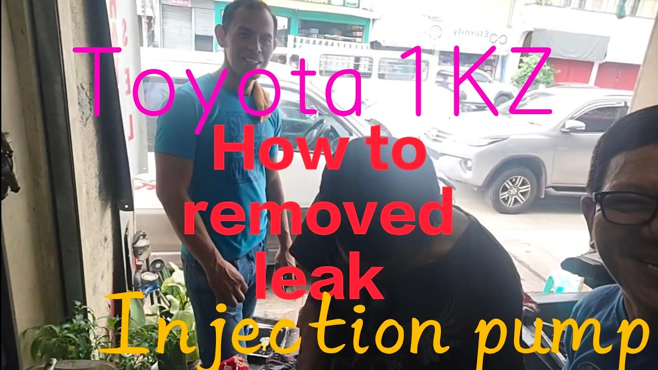 Injection Pump leak Toyota 1Kz/Problem Solved/Job well done/Dhels ...