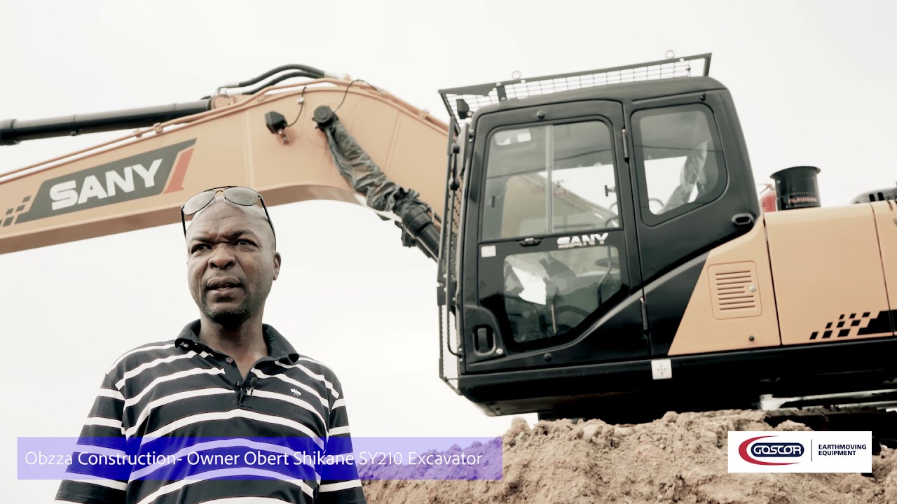 SY210 Excavator - YouTube