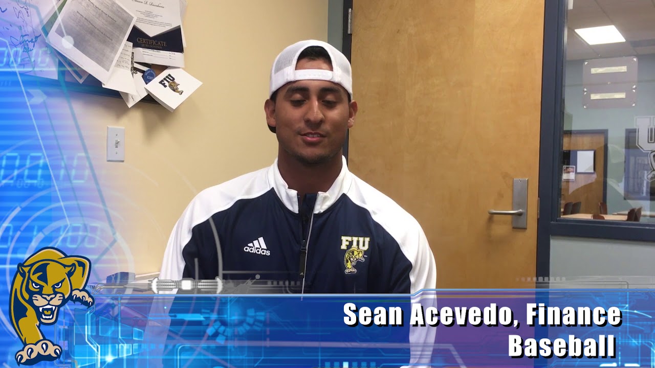 FIU Student-Athlete of the Month - March 2018, Sean Acevedo - YouTube