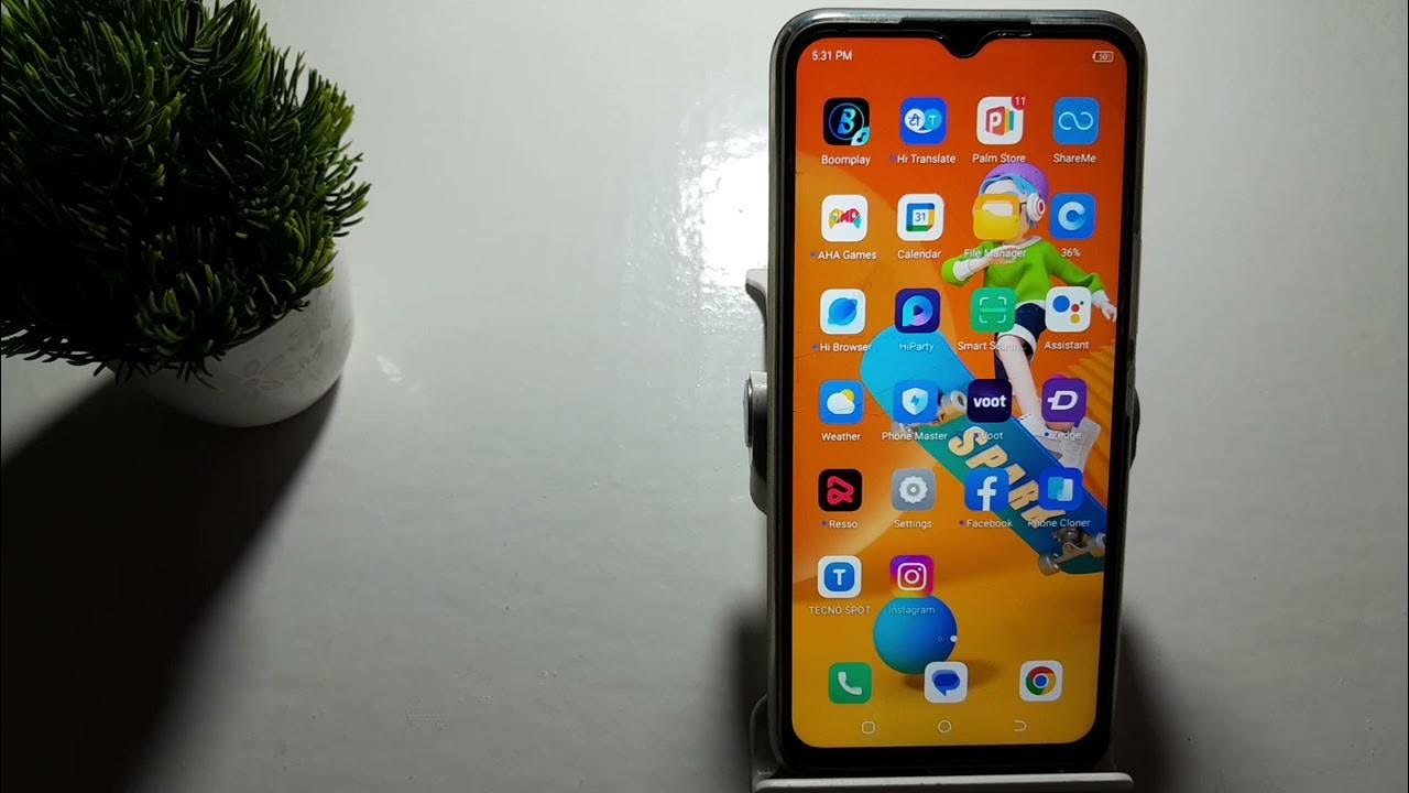 how to set lock and home screen in techno Spark 8c - YouTube