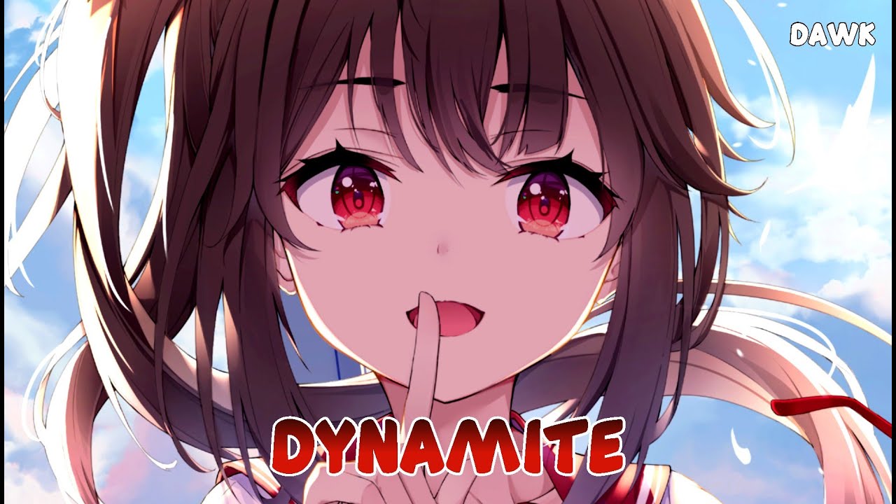 Nightcore - DYNAMITE | Lyrics - YouTube