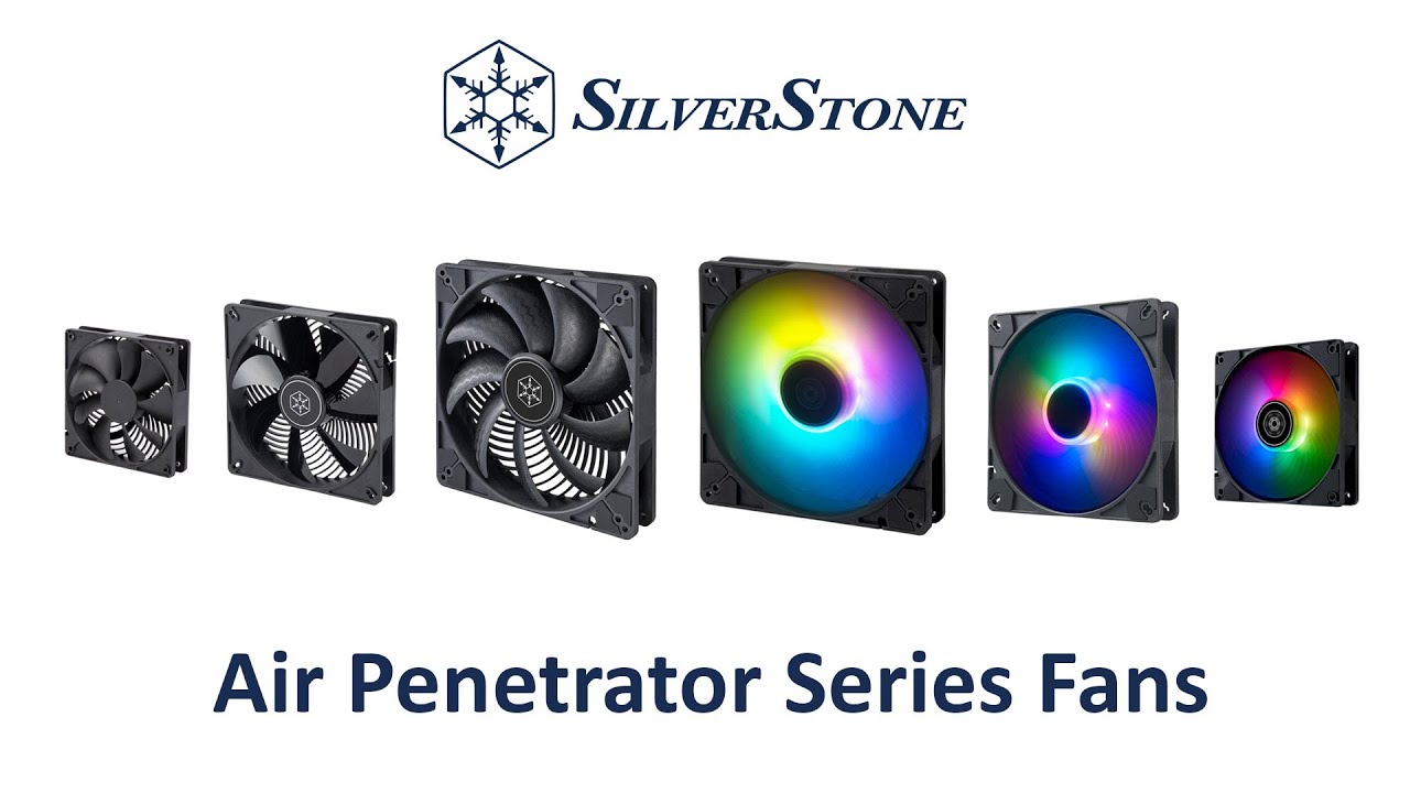 SilverStone Air Penetrator Series Fans - YouTube