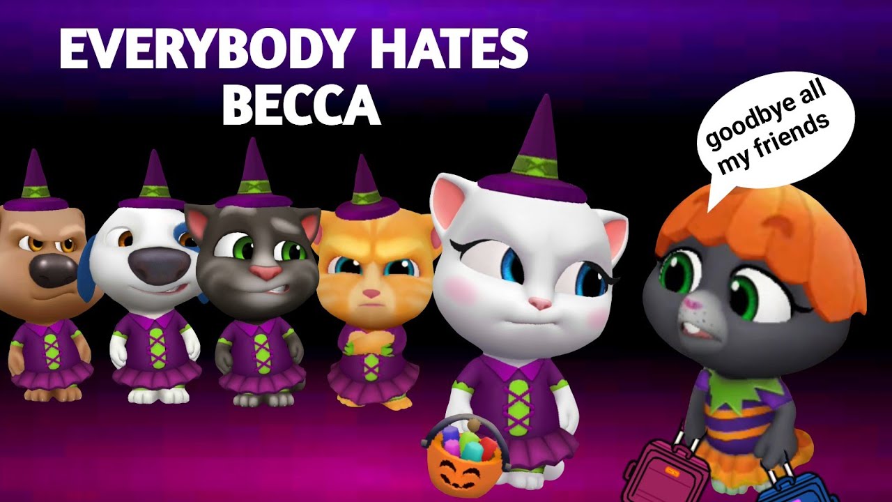 EVERYBODY HATES BECCA - AMONG US - R.I.P BECCA - My Talking Tom Friends ...