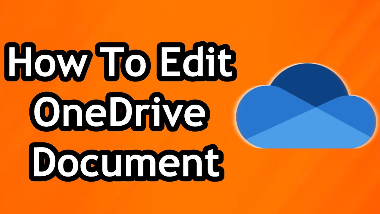 How To Edit OneDrive Document - Full Guide - YouTube