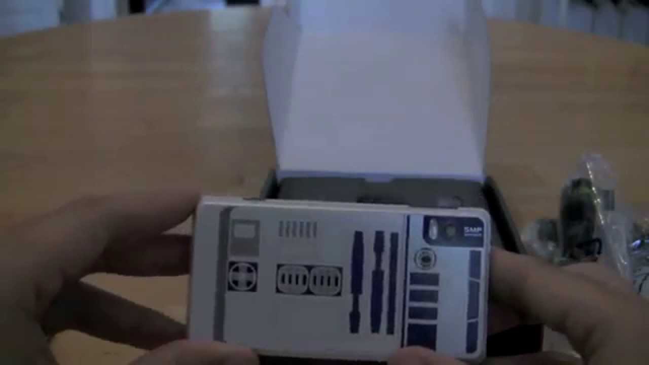 Motorola Droid R2D2 Unboxing - YouTube