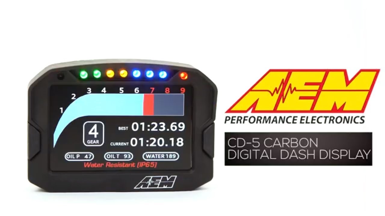 The Lightest, Brightest, Ultimate Track Day Digital Dashboard Display ...