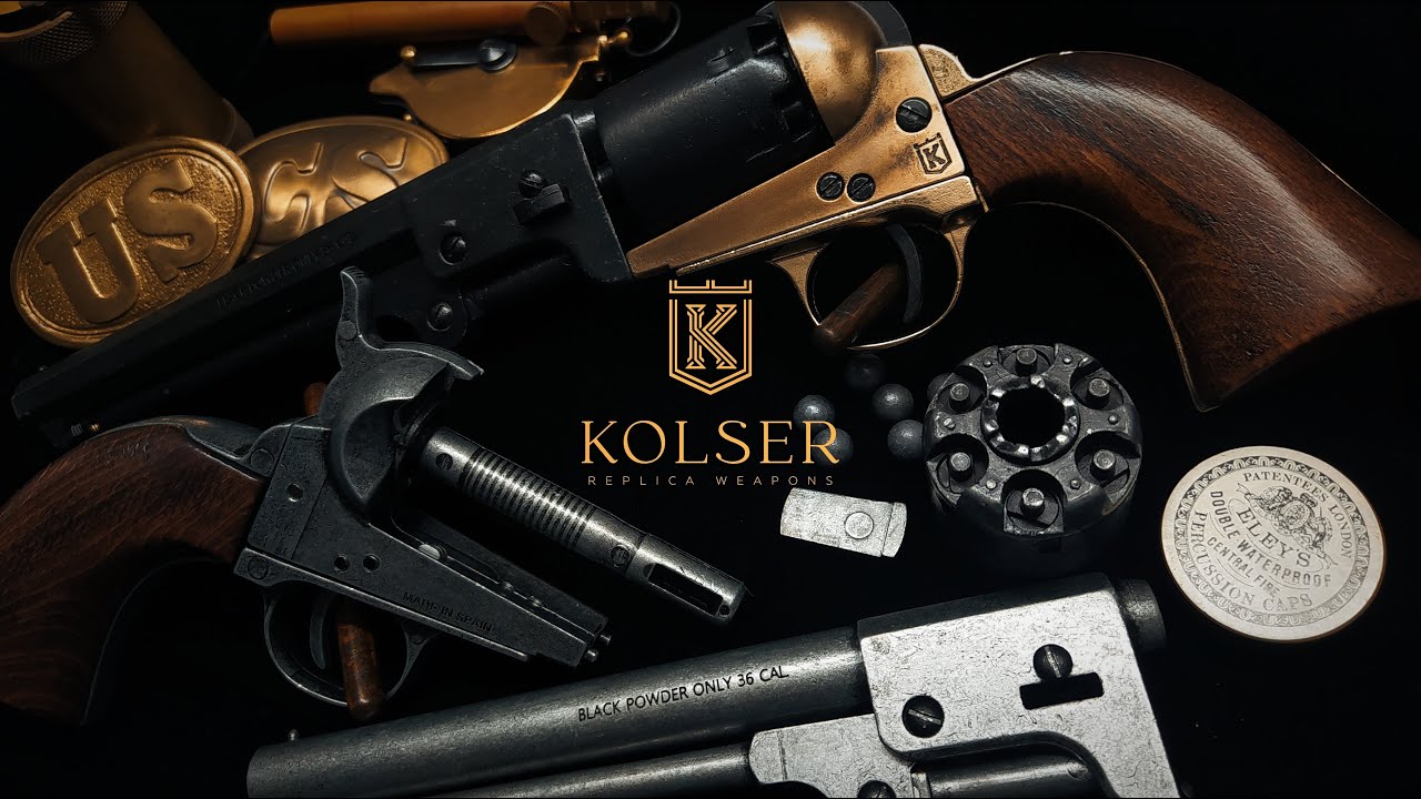Colt Navy Revolvers | Kolser | created by Sándor Senkó - YouTube