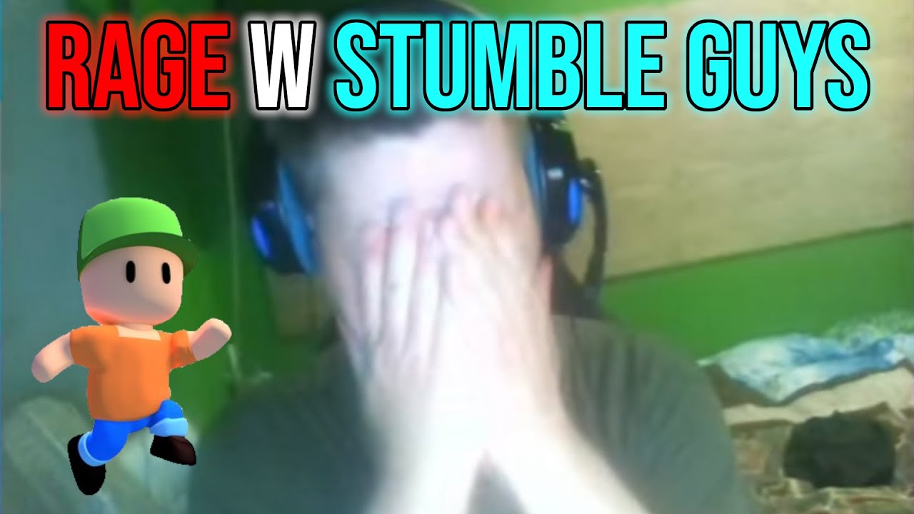 Dawid Jasper RAGE w STUMBLE GUYS - YouTube