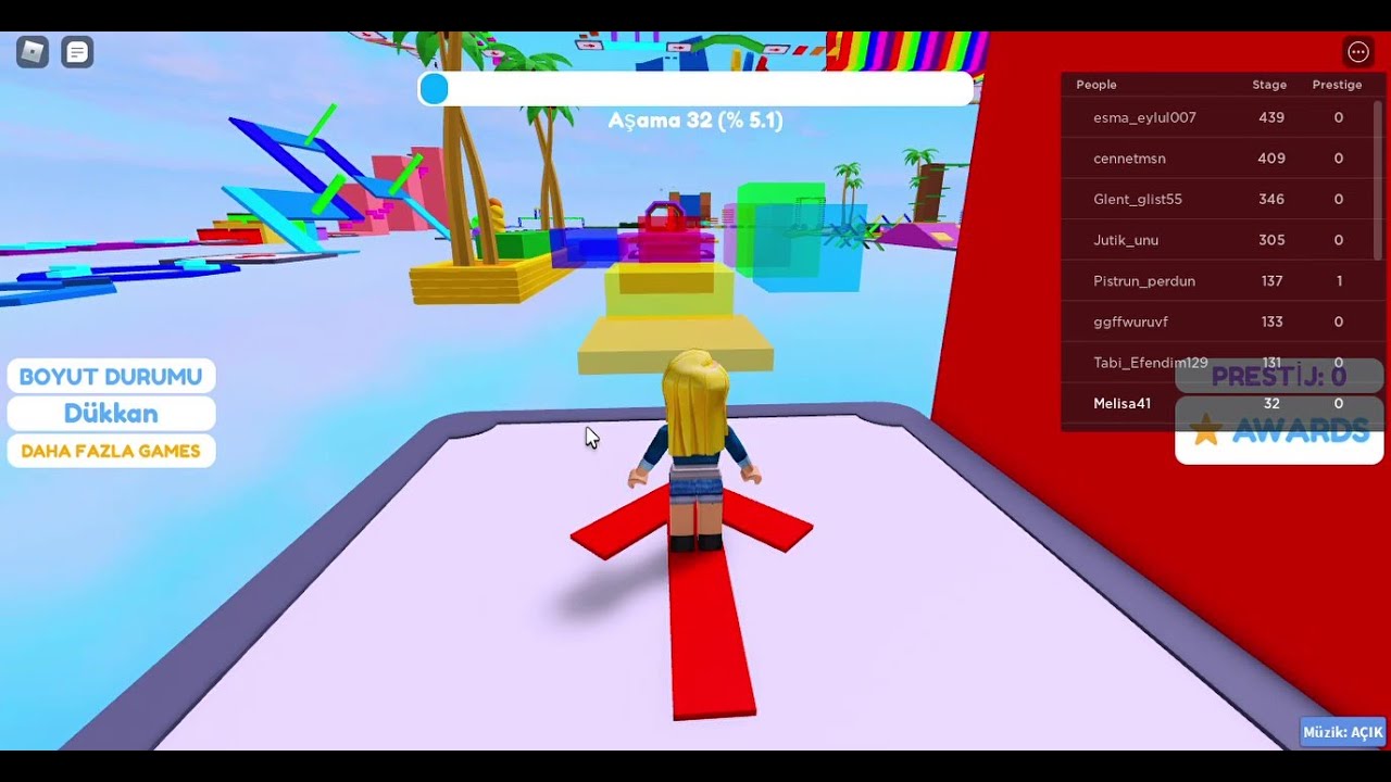 Melisa ile Roblox PARKURU - YouTube