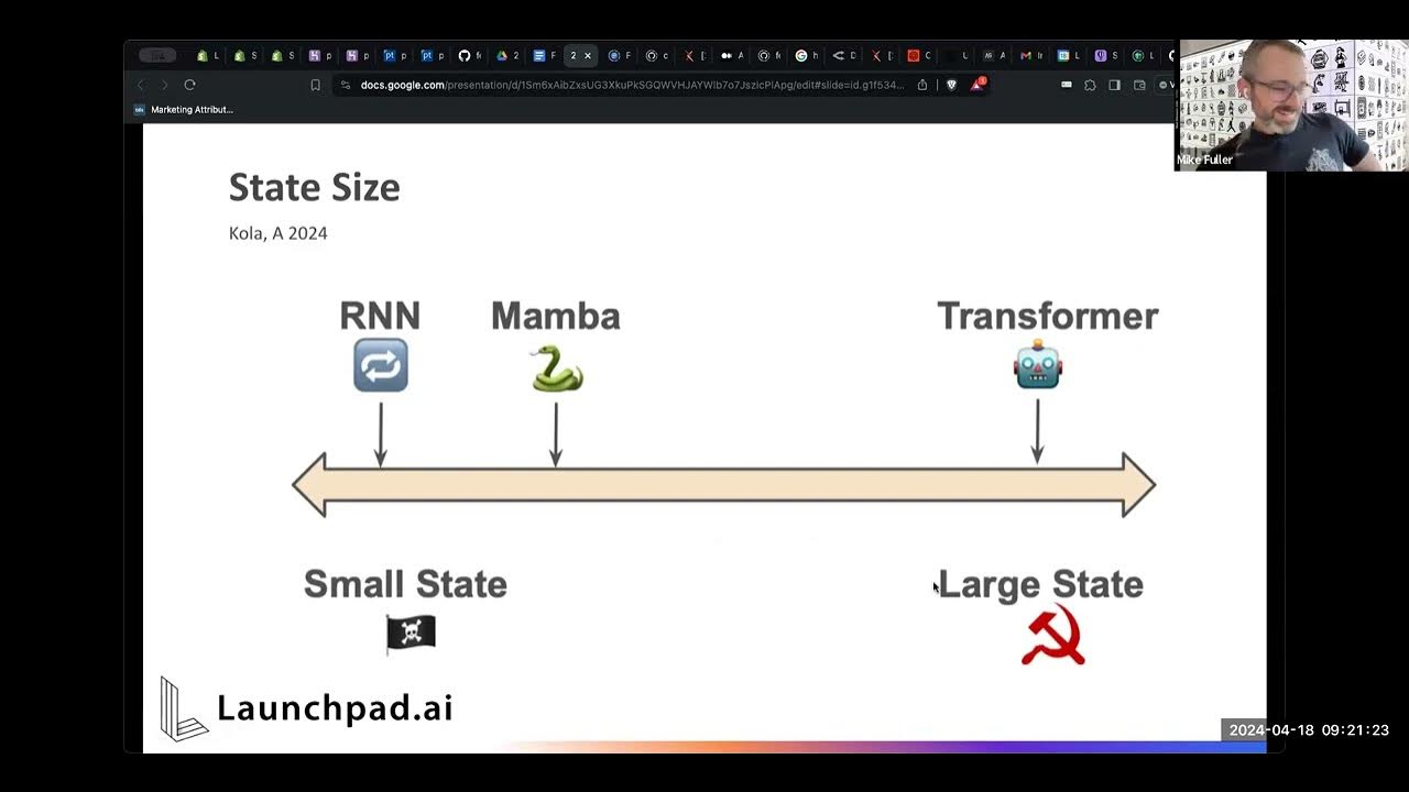Mamba: Linear-Time Sequence Modeling with Selective State Spaces - YouTube
