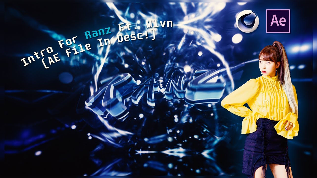 Intro For Ranz Ft. Mlvn (C4D Animation) AE Files In Desc - YouTube