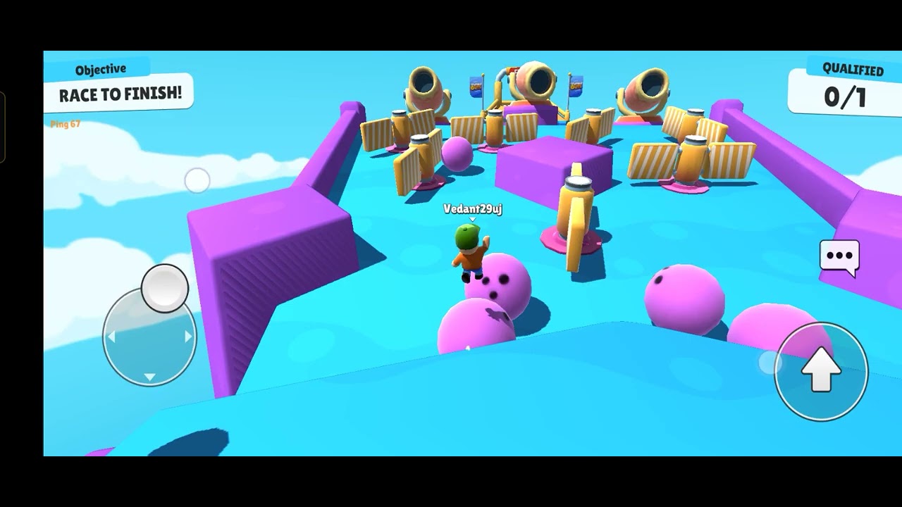 Playing new game Stumble guys My first win - YouTube