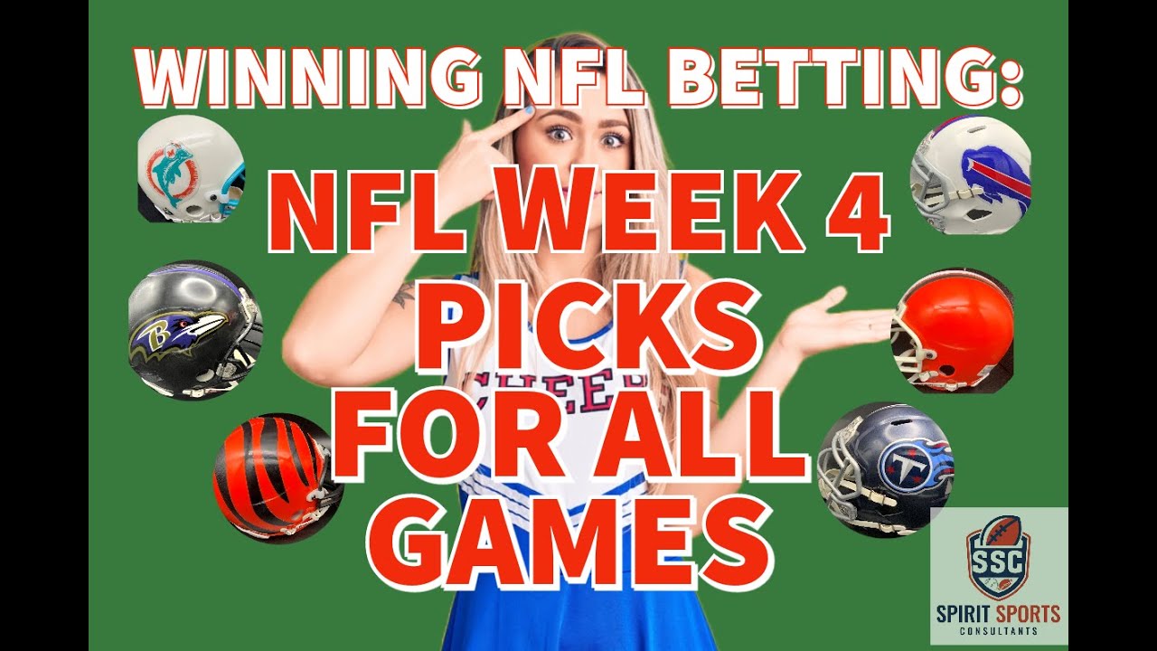 NFL 2023: WEEK 4 ALL GAME PICKS - YouTube
