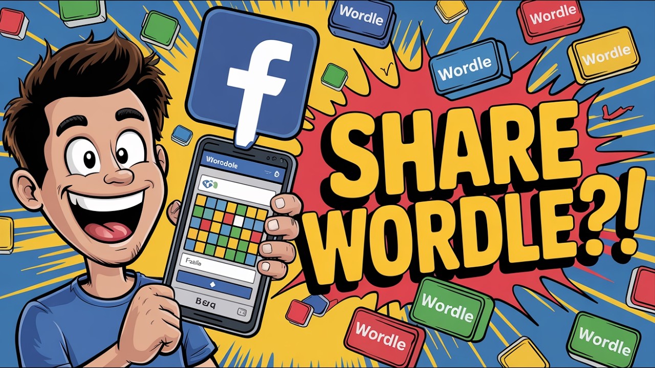 How to Post Wordle Results On Facebook - YouTube