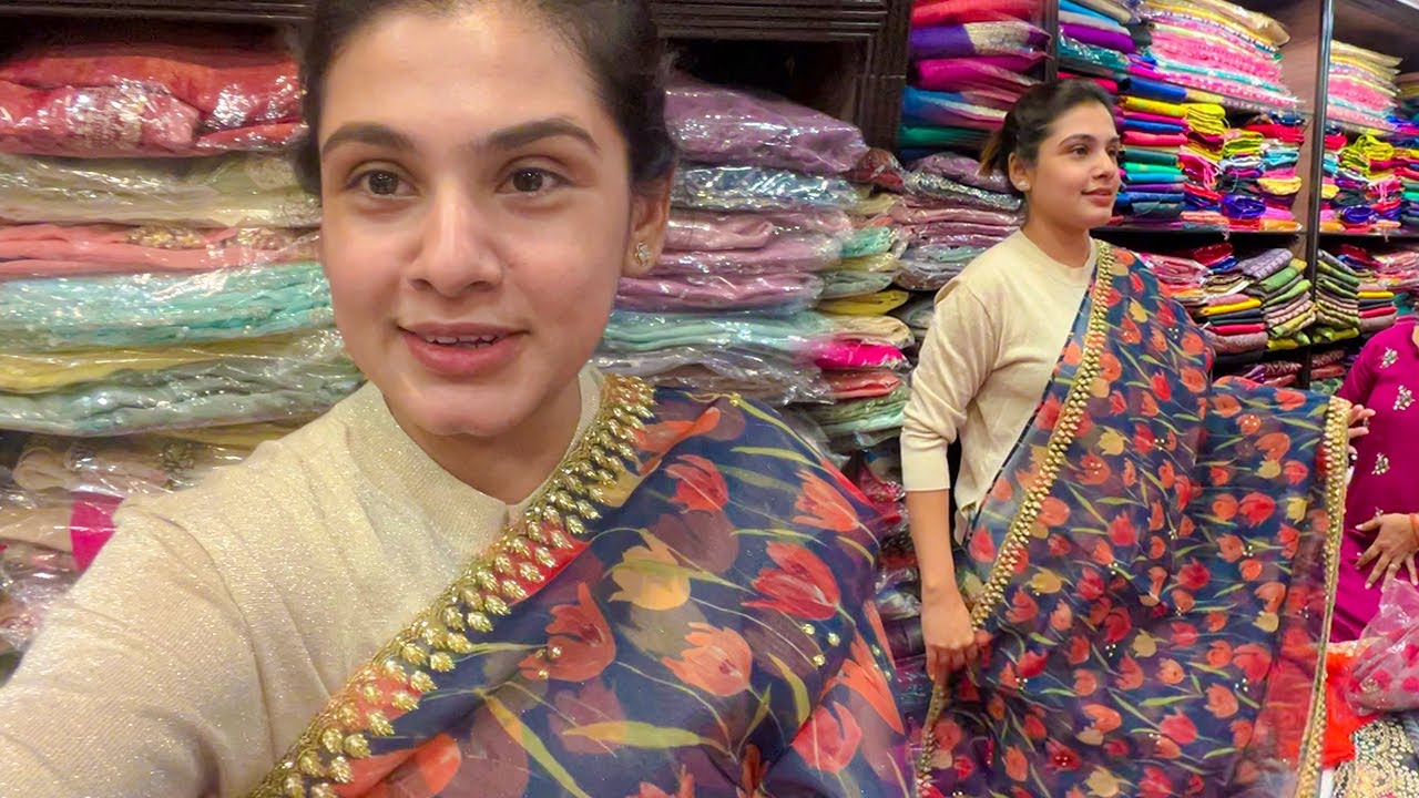 Birthday Special Saree Shopping 🤩😍 - YouTube