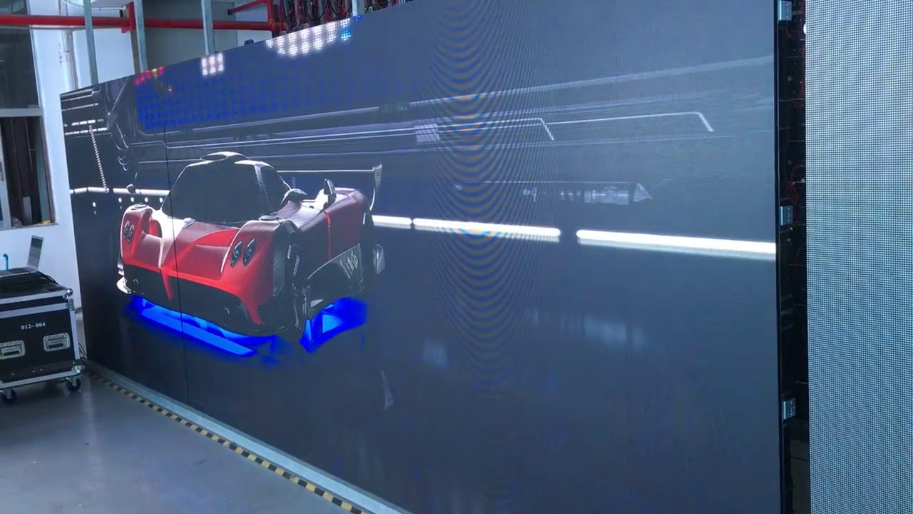 Fragmentation Effect of Transparent LED Display Screen Walls - YouTube