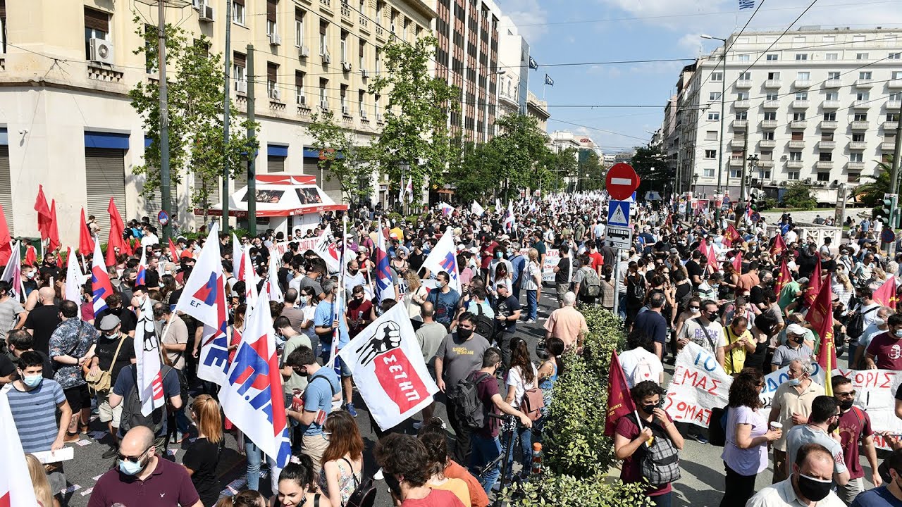 ΣΤΙΓΜΙΟΤΥΠΑ ΑΠΟ ΤΗΝ ΑΠΕΡΓΙΑΚΗ ΚΙΝΗΤΟΠΟΙΗΣΗ ΣΤΗΝ ΑΘΗΝΑ - YouTube