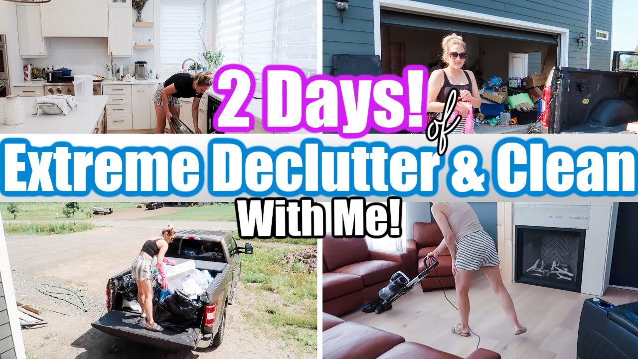 *NEW* 2 DAYS OF EXTREME CLEANING MOTIVATION! SO MUCH TO CLEAN ...