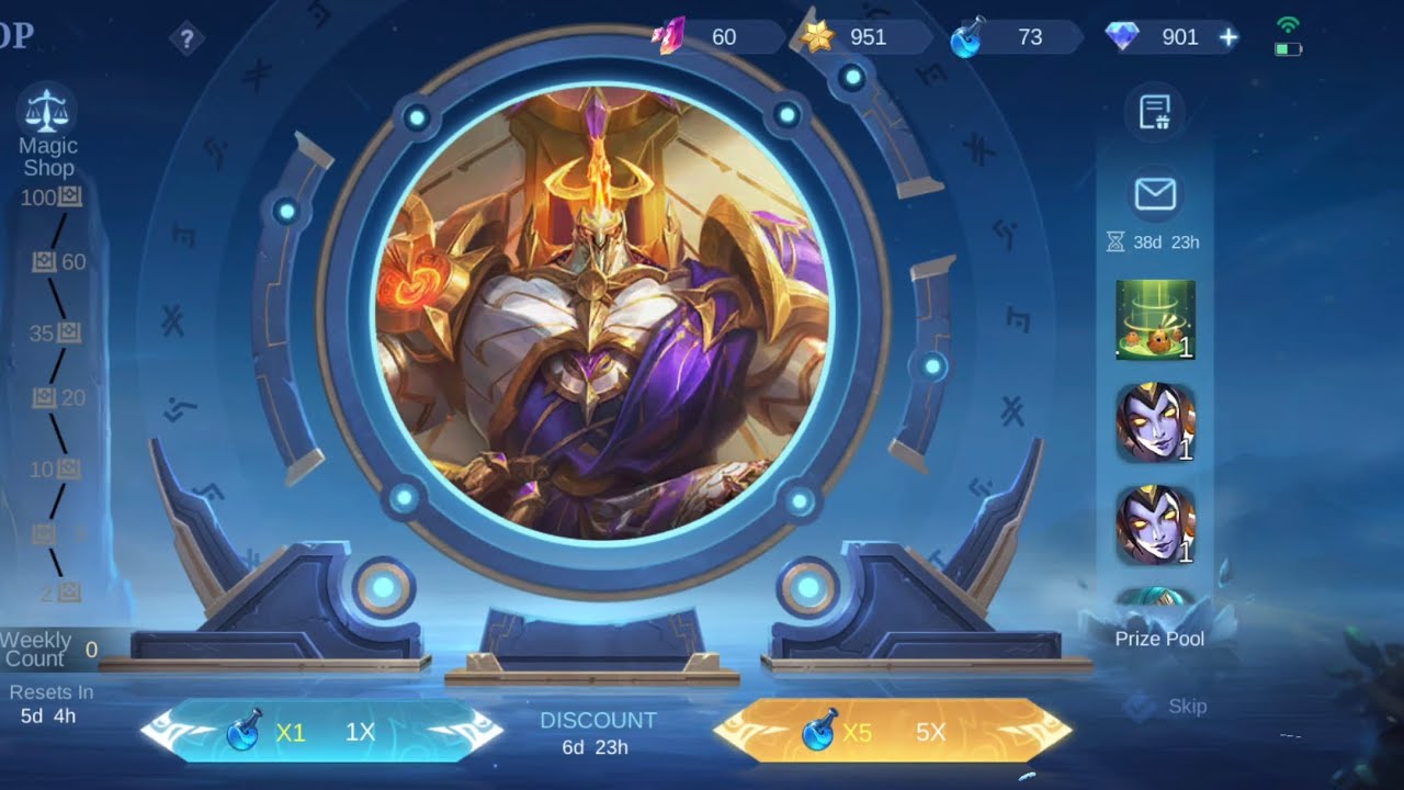 SOVEREIGN OF REALMS ️😍 | MAGIC WHEEL DISCOUNT DRAW | MLBB LEGEND SKIN ...