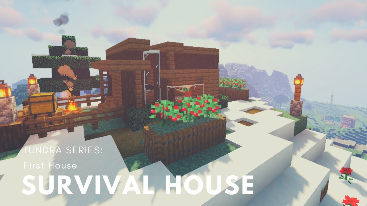 Minecraft: Survival House Tutorial - Tundra [1] - YouTube