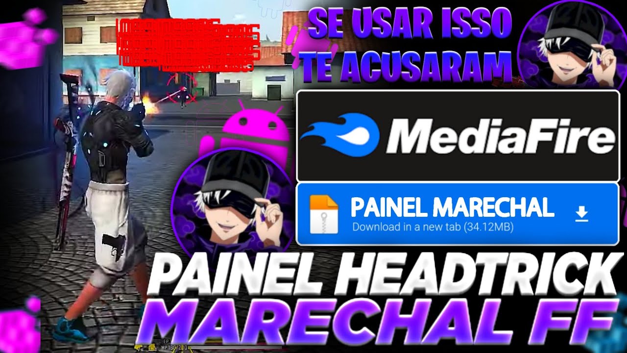 PAINEL MARECHAL FF HEADTRICK VIP 😱 100% ANTIBAN MOBILE XIT ATUALIZAÇÃO ...
